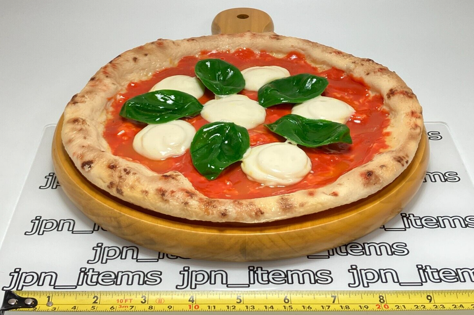 Pizza Margherita 1/1 Display Fake Food Sample PVC Handmade Japan | eBay