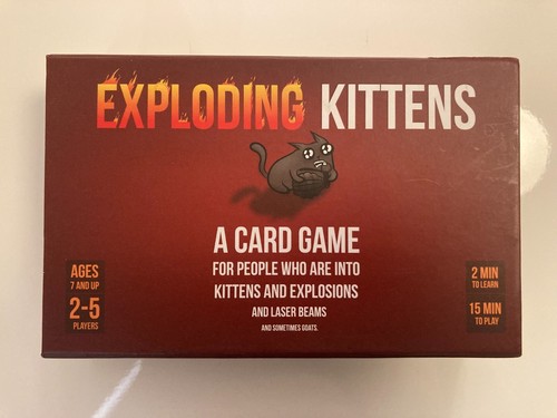 Exploding Kittens Kickstarter Edition + NSFW Card Game | eBay