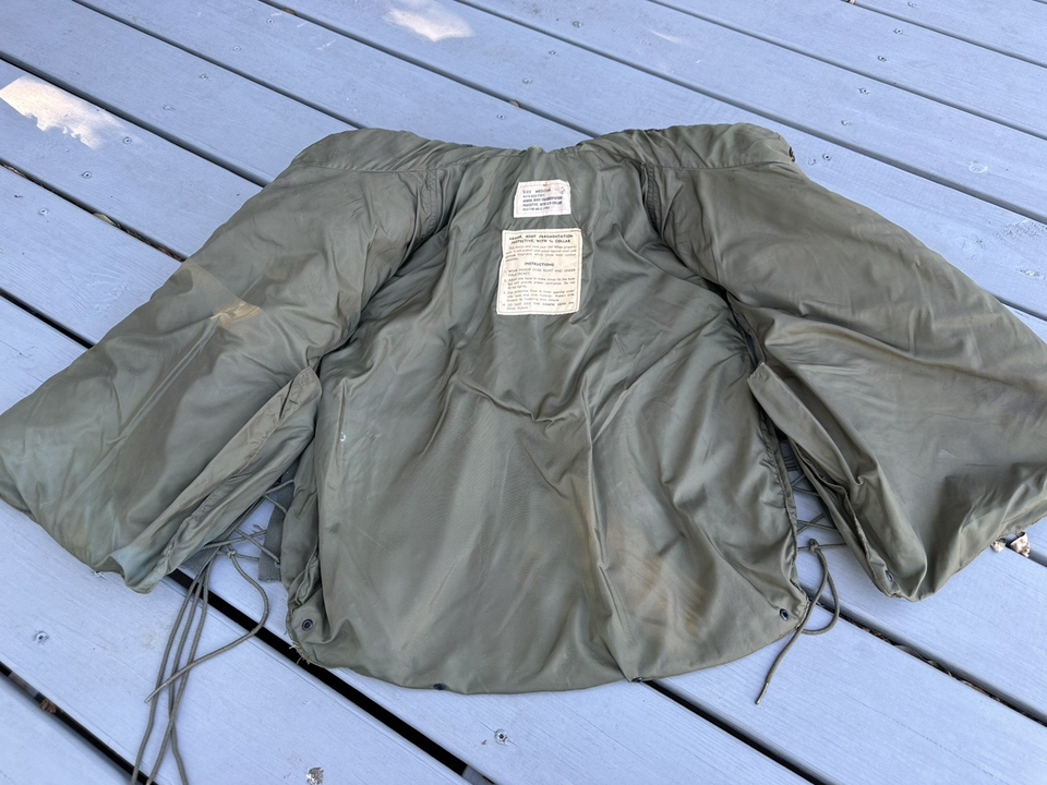 Vietnam War M69 US Army Fragmentation Jacket Medium 1968 Flak Vest w 3/ ...