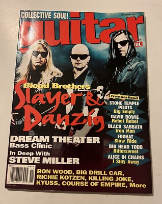 Blood Brothers Slayer Danzig Steve Miller Guitar School Magazine ...
