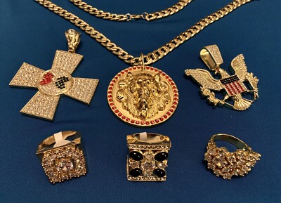 ELVIS ULTIMATE CRYSTAL COLLECTION 3 ICONIC ELVIS RINGS & 3 CRYSTAL ...