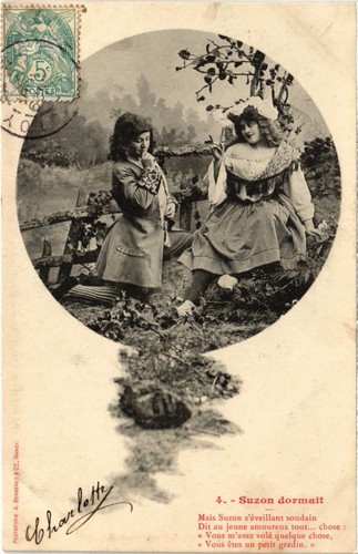 CPA AK 4. Suzon Dormait BERGERET (1321002) | eBay