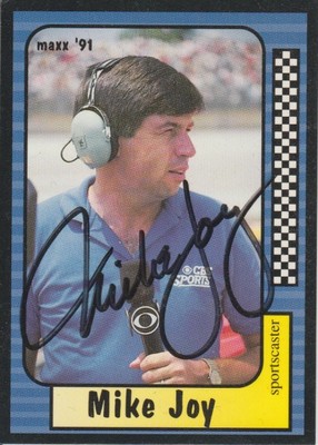 Mike Joy authentic signed autographed trading card COA | eBay