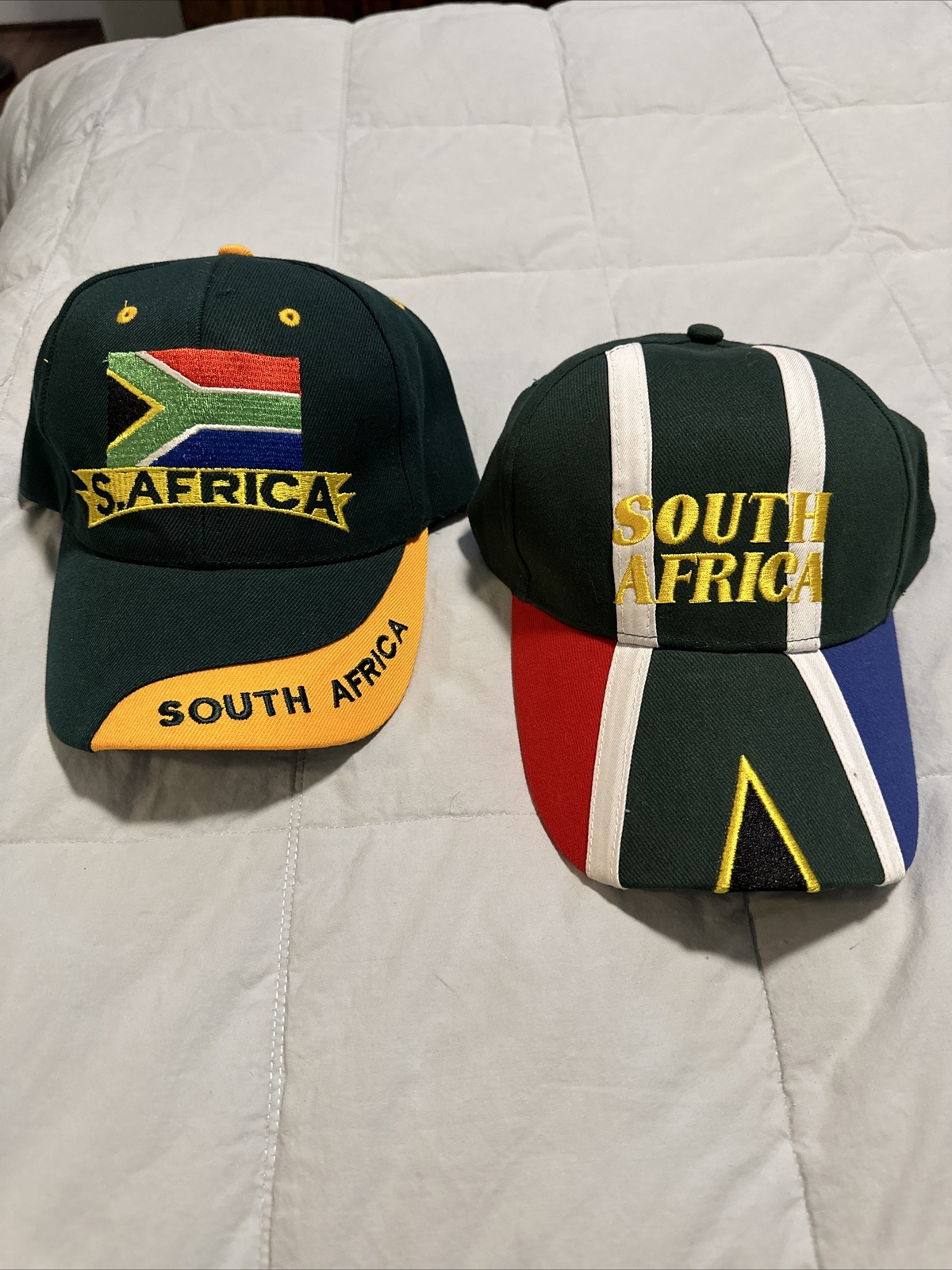 A pair of South Africa baseball hats | eBay