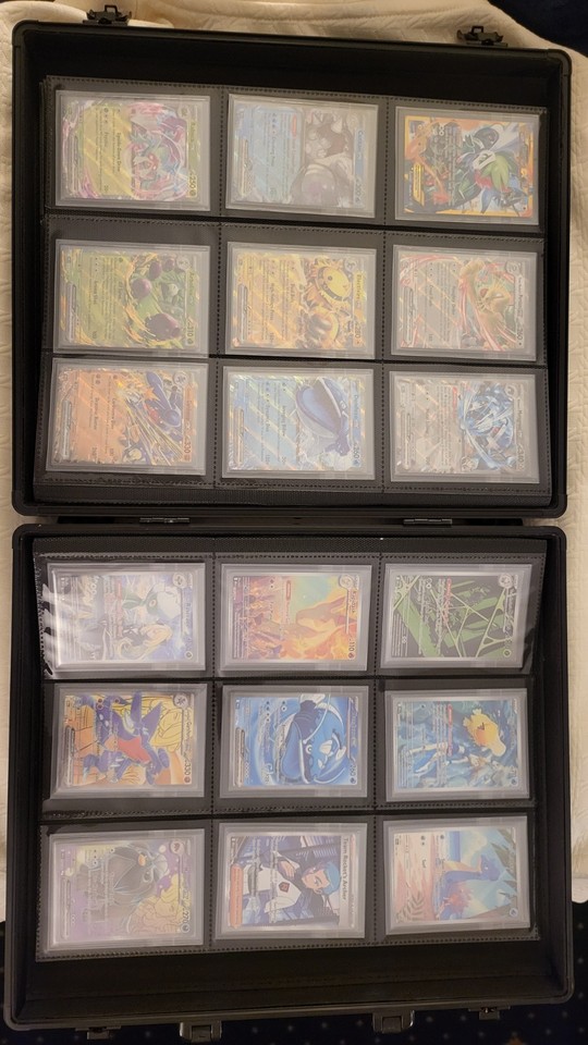 Team Rocket Locking Briefcase & keys 180 card 9 pocket 10 page ...