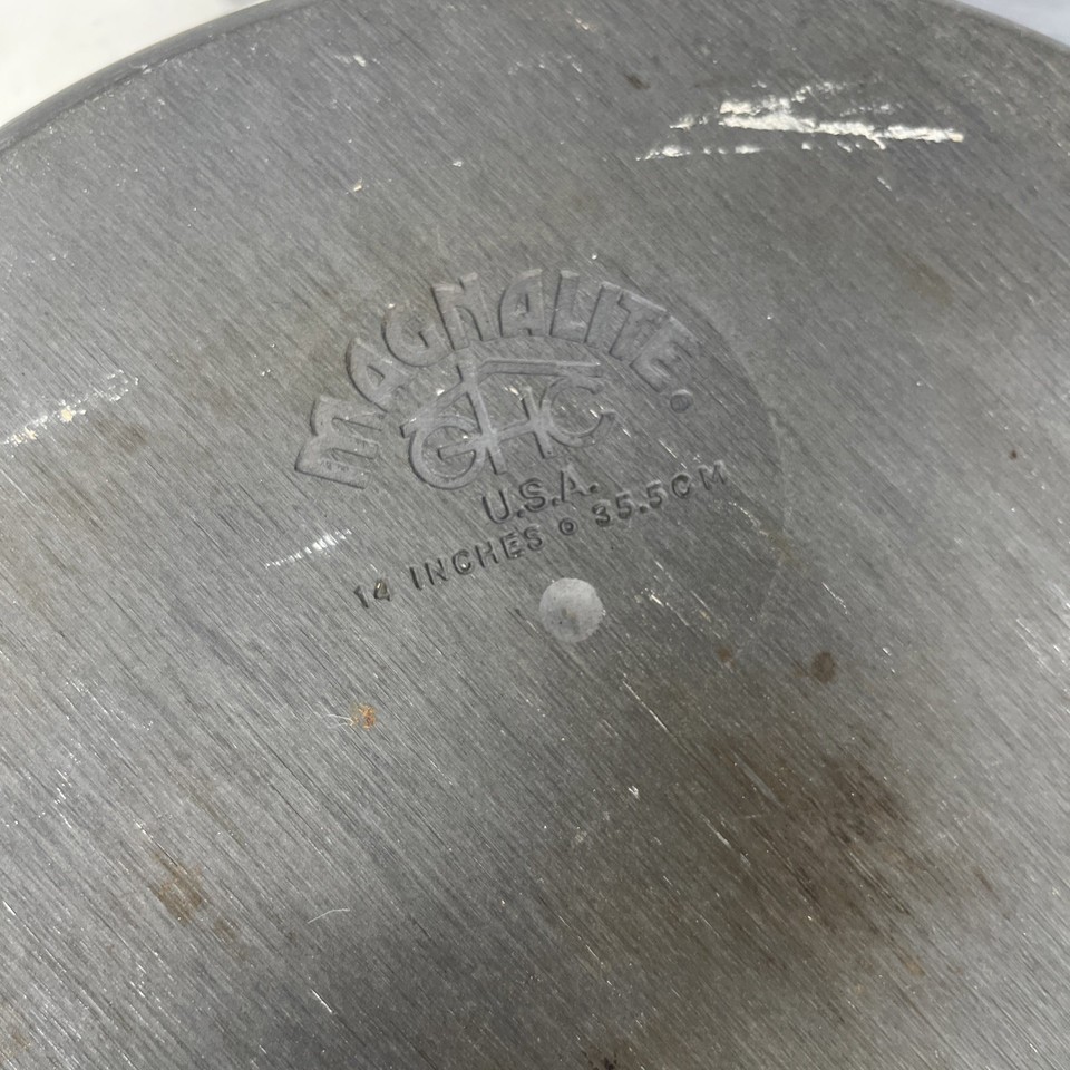 Magnalite GHC Professional Skillet & Lid Huge 14 Inches with Helper ...