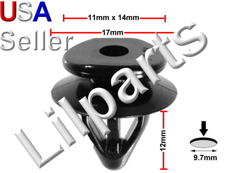 Rocker Panel Door Moulding Clip For SUBARU Tribeca Forester Outback ...