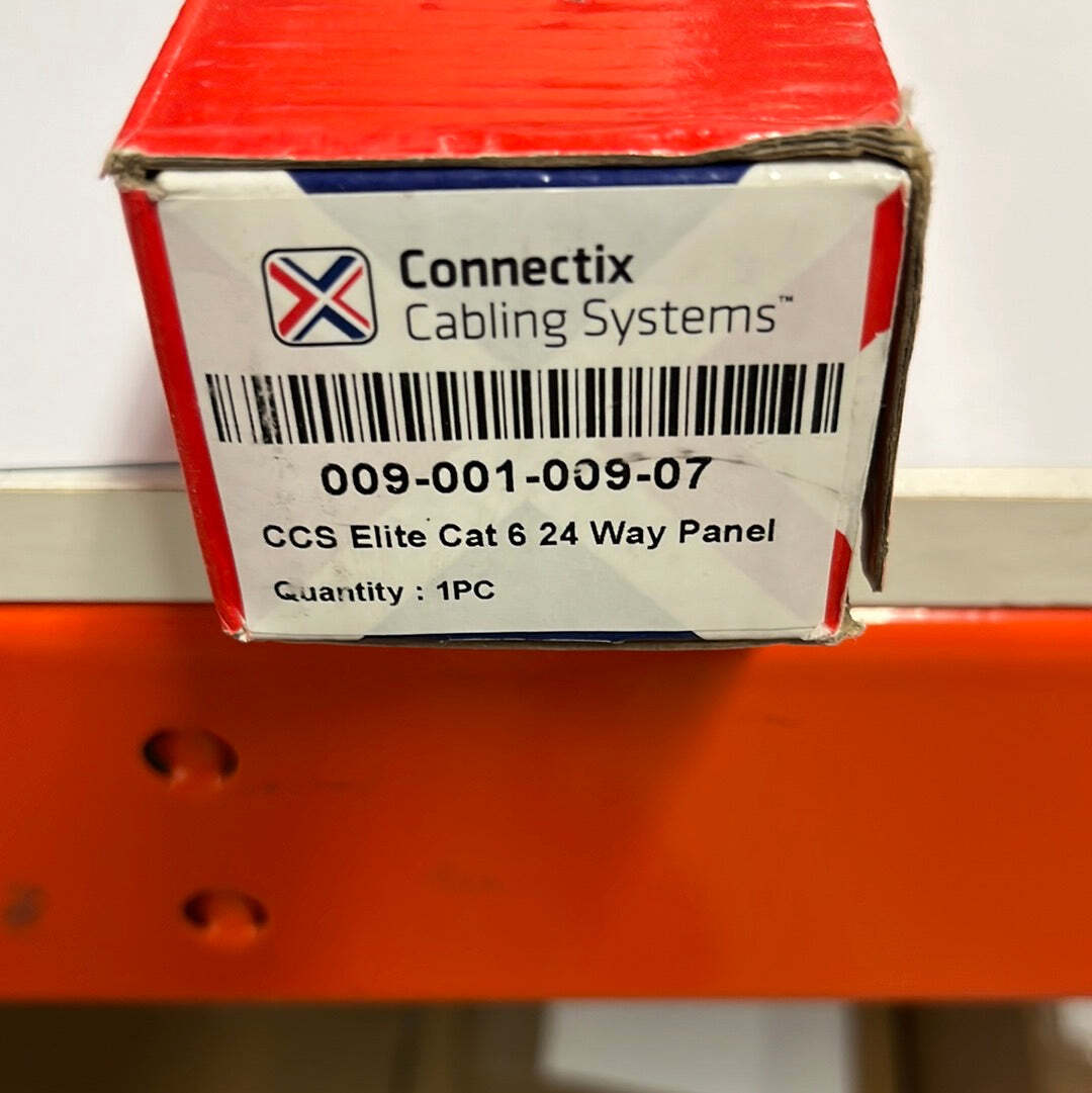 Connectix Cabling Systems 24 Port Cat6 UTP CCS Elite Patch Panel for ...