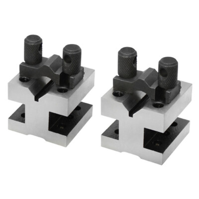 1-9/32" Capacity Ultra Precision V Block & Clamp Set 1-3/8" x 1-3/8" x ...