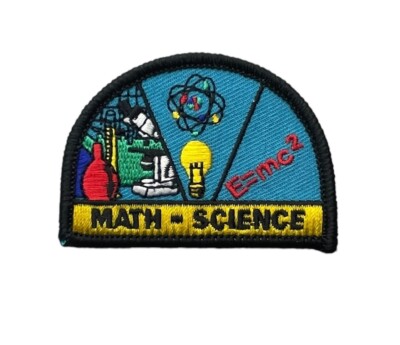 Math Science educational 2.5x1.75 inch Patch AVA0338 F8D2D | eBay