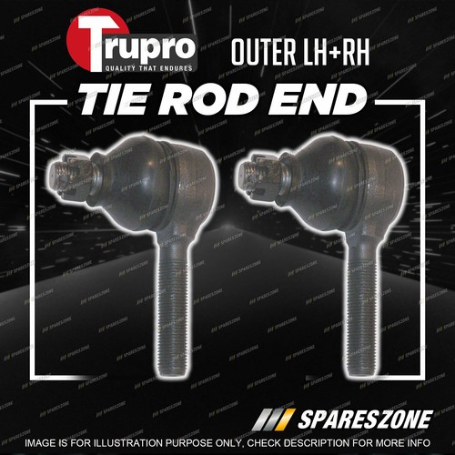 Pair Trupro Outer Tie Rod Ends for Suzuki Alto CA71 CA91 Hatch 9/1985 ...
