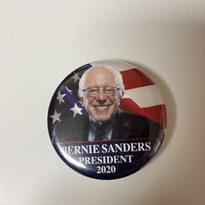 Bernie Sanders For President 2020 Flag Portrait 2.25 Inch Pinback ...