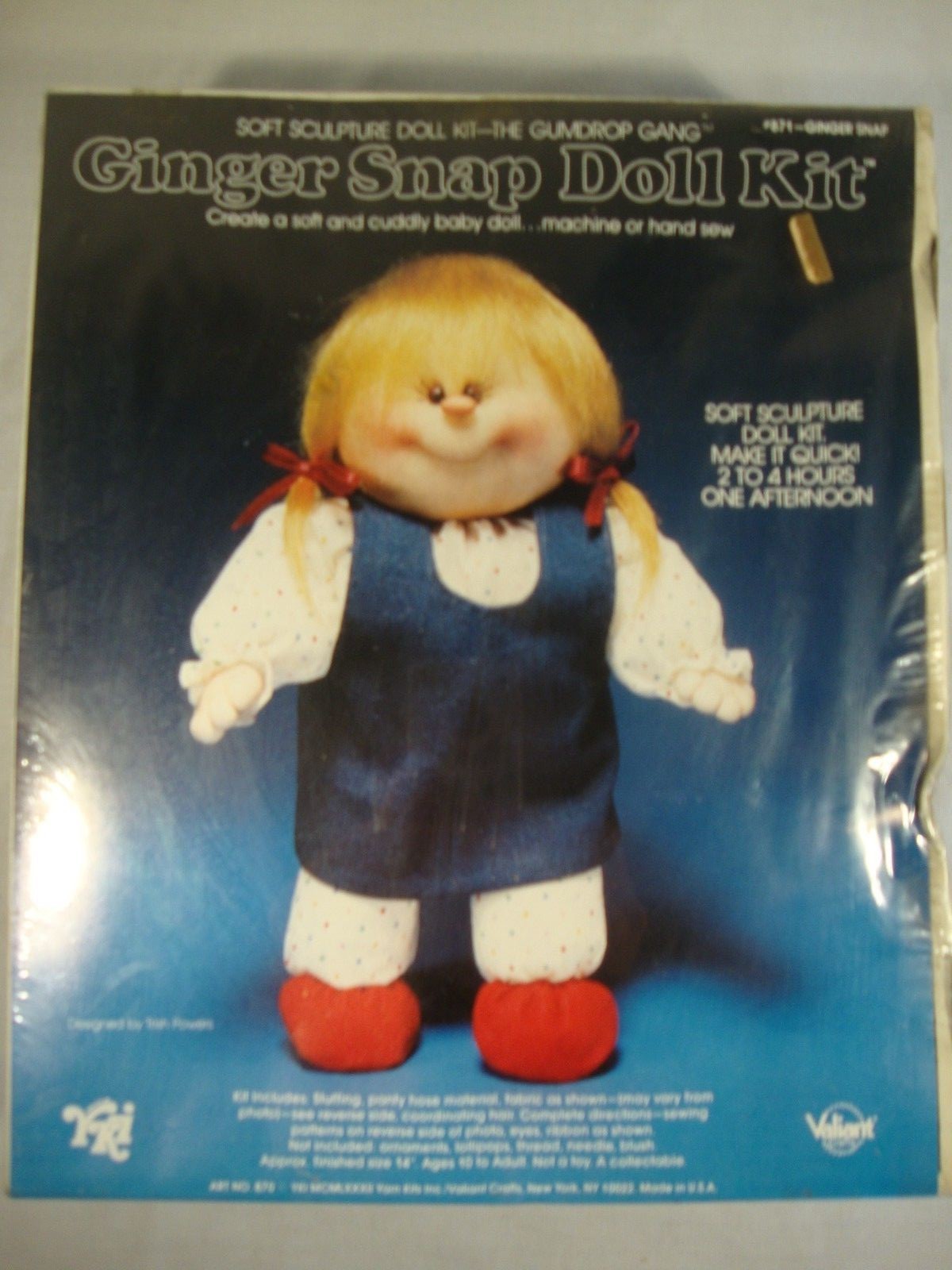 Ginger Snap Doll Kit 871 YKI Soft Sculpture Creat of Cuddly Baby Doll ...