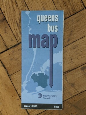 NYC Queens Bus Map - January 2002 | eBay