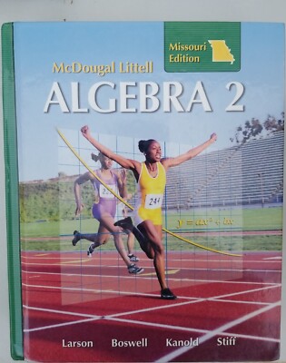 HOLT MCDOUGAL LARSON ALGEBRA 2: STUDENT EDITION ALGEBRA 2 By Mcdougal ...
