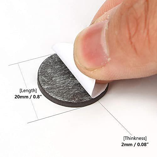 60 Pcs Round Small Magnetic Stickers with Adhesive Backing for Diy ...