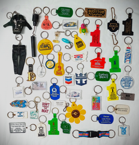 Collectible Keychains - Lot of 48 - Mixed Assortment – Vintage to ...