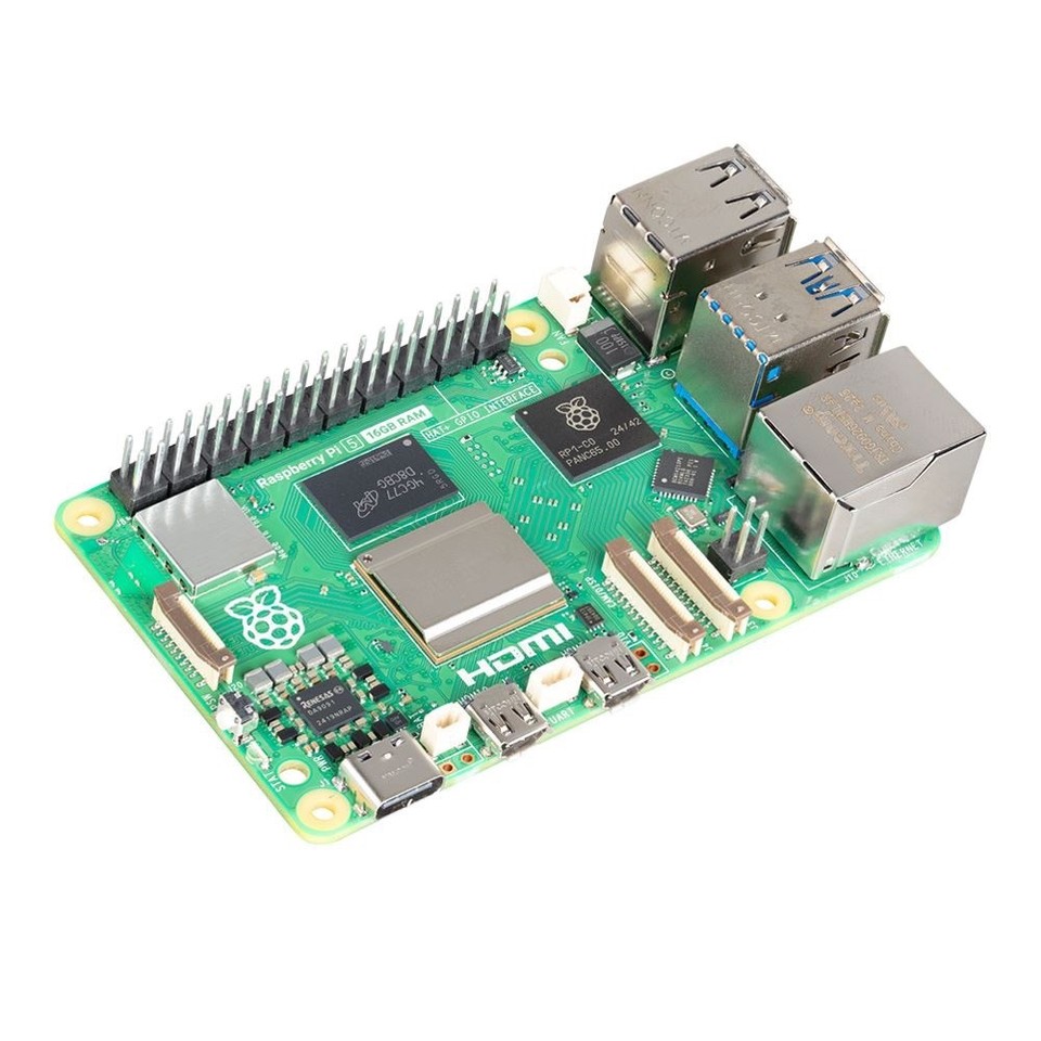 Raspberry Pi 5 1GB Single Board 2.4GHz Quad-core 64-bit Arm Cortex-A76 ...