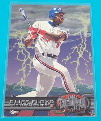 1997 Metal Universe #154 Cliff Floyd Montreal Expos BASEBALL Card D7 | eBay