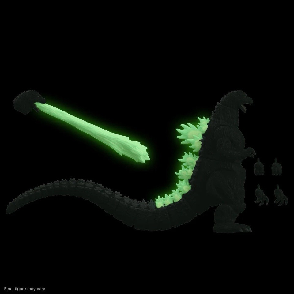 Super7 Toho ULTIMATES Godzilla Heat Ray 1989 7" Action Figure NYCC NEW ...
