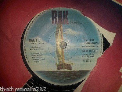 VINYL 7" SINGLE - TOM TOM TURNAROUND - NEW WORLD - RAK117 | eBay