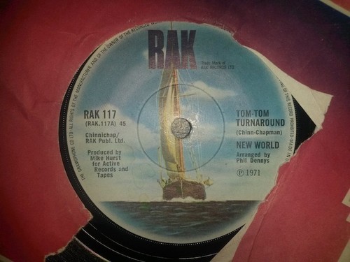 VINYL 7" SINGLE - TOM TOM TURNAROUND - NEW WORLD - RAK117 | eBay