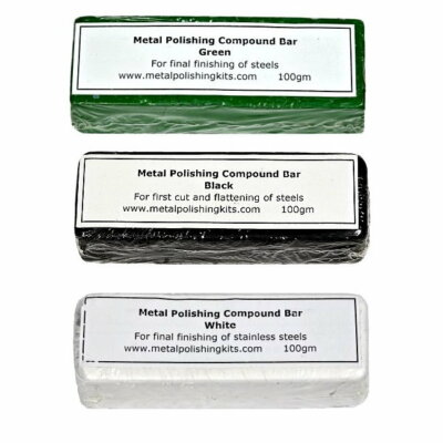 Metal Polishing Compound Bars Green White Black Steel Stainless Steel ...