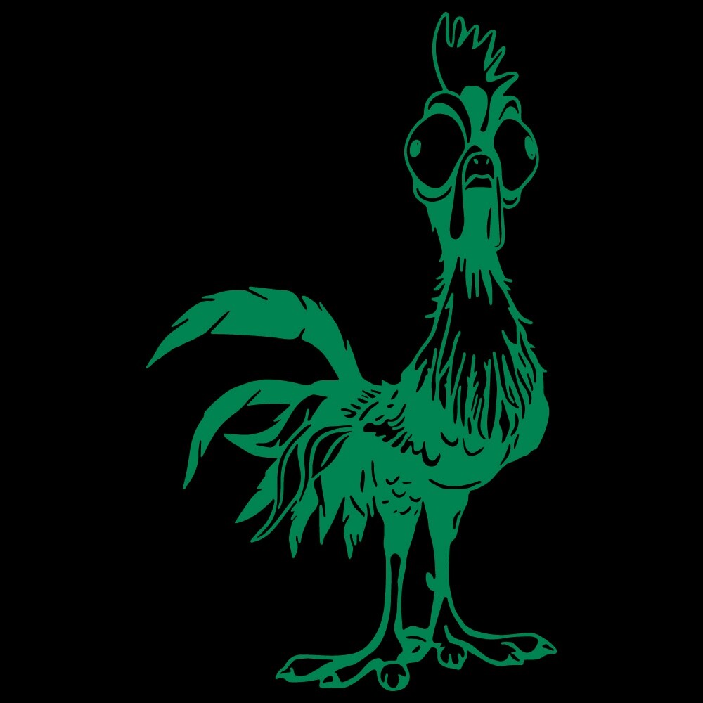 6" HEI HEI Vinyl Decal Sticker Car Window Laptop Chicken Moana Hey Hey ...