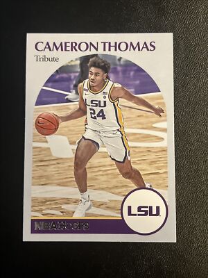 Cameron Thomas 2021 Panini Chronicles Hoops Draft Picks ROOKIE #65 LSU ...