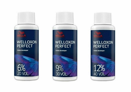 Wella Welloxon Perfect Creme Developer Minis 2 oz 20, 30, 40 Volume ...