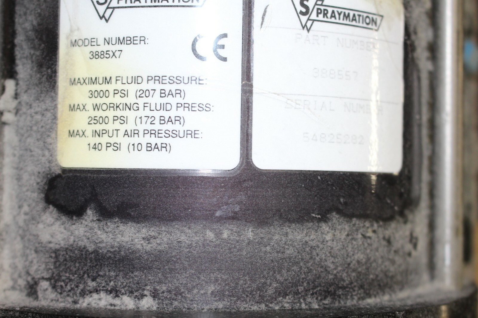 Spraymation 3885X7 High Pressure Pneumatic Dispensing Pump | eBay