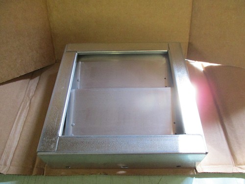 10” Backdraft Damper Horizontal Mount WD100 10x10 10" X 10" Cube Fan ...
