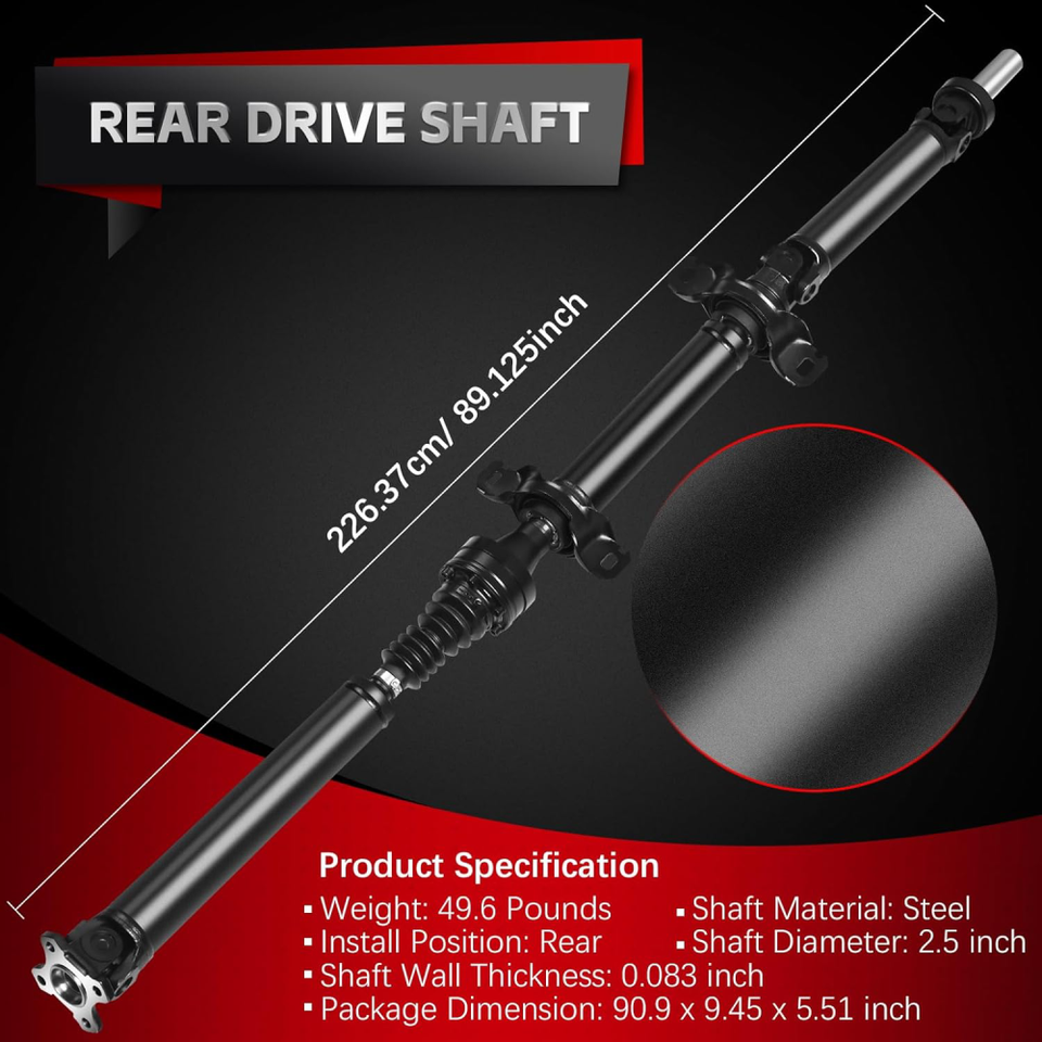 For Lexus RX330 RX350 Toyota Highlander AWD Rear Drive Shaft Prop Shaft ...