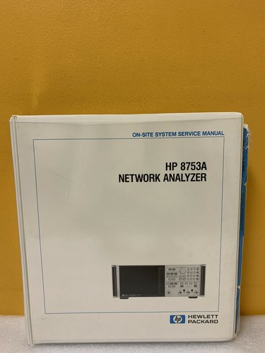 HP 08753-90022 8753A Network Analyzer On-Site System Service Manual | eBay