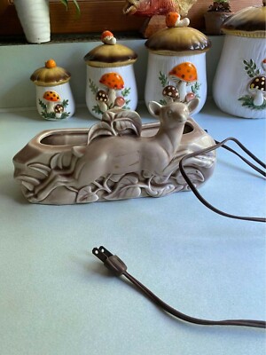 Vintage Mid-Century Modern Phil Mar Leaping Deer TV Planter Lamp | eBay