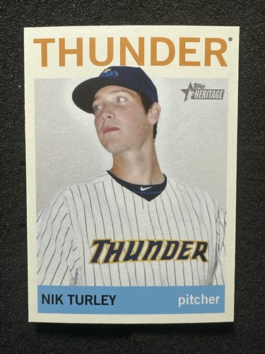 2013 Topps Heritage Minor League Edition - Nik Turley #163 (RC) for ...