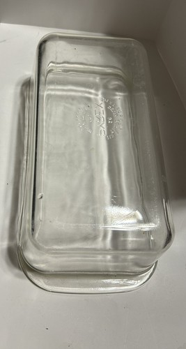 Vintage 'PYREX USA 213' Clear Glass Loaf Pan - 1.5 qt - 8 1/2x4 1/2x2 1 ...