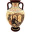 Greek Amphora 36cm Ancient Greek pottery ,Theseus and Minotaur,Achilles ...