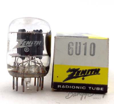 Zenith 6U10 Triple Triode Compactron Ampeg Guitar Amps Audio Vacuum ...