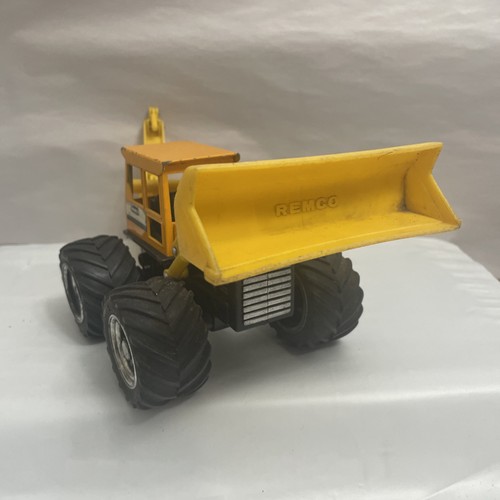 Vintage Remco Yellow Front-End Loader/Backhoe Pressed Steel Rubber ...