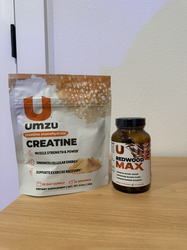 UMZU Performance Essentials Bundle - Redwood Max 60 Caps & 5oz Creatine ...