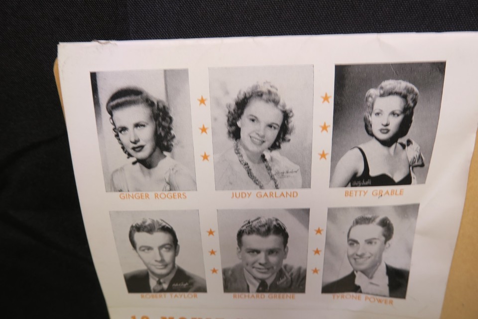 1940's Notebook Paper Package / Judy Garland, Ginger Rogers, Betty ...