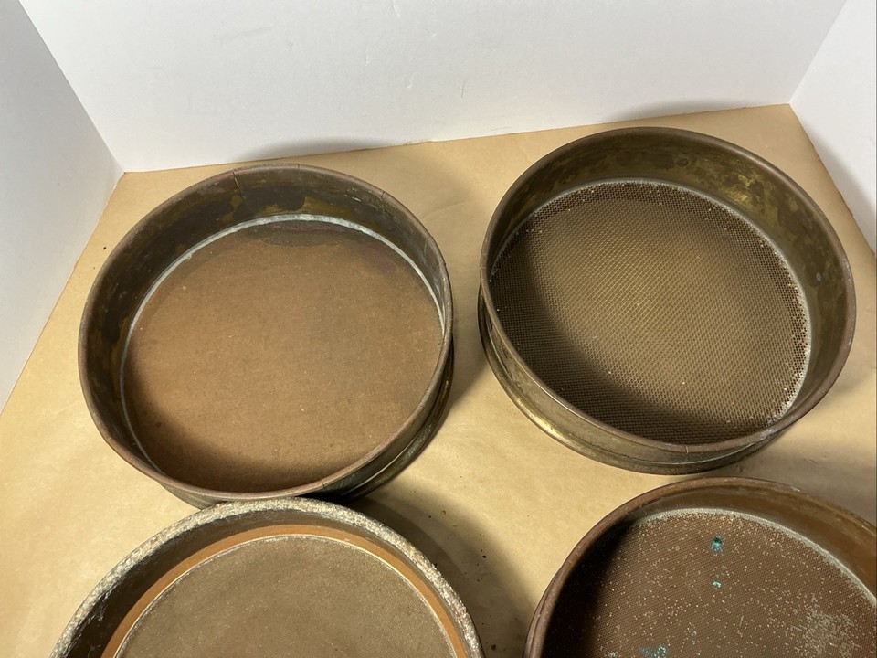 Vintage Mixed Lot Of 4 US Standard 8” Mesh Test Sieves | eBay