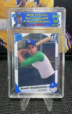 Donruss Benny "The Jet" Rodriguez #1 Rated Rookie Custom Label & Slab ...