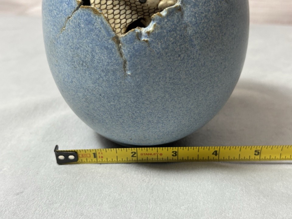 Dennis Thompson Snob Hog Studio Pottery Stoneware Dragon Egg Hatchling ...