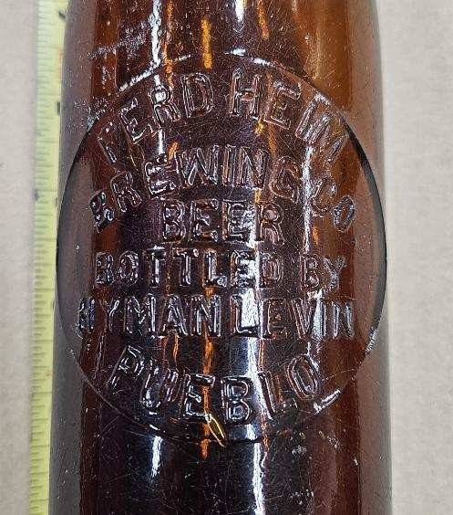 1890's-1900's HYMAN LEVIN Bottlers for FERD HEIN Brewing Pueblo ...