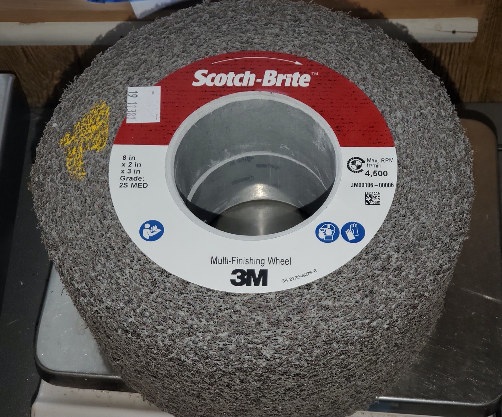 3M Scotch Brite Unitized Metal Multi Finishing Wheel 2S Med Medium 8” x ...