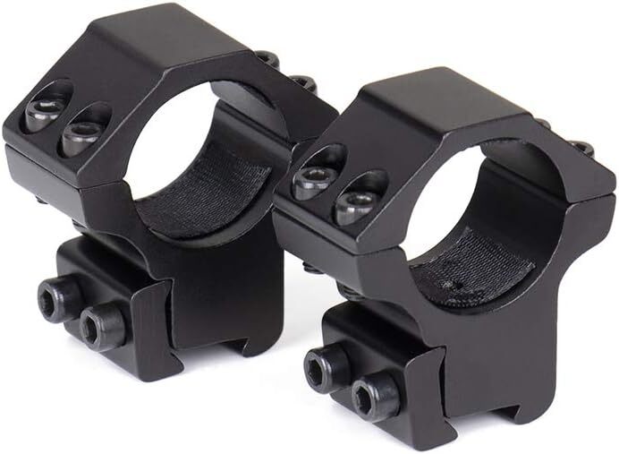 1'' Scope Rings 3/8' Dovetail Low Profile .22 caliber Riflescope rings ...