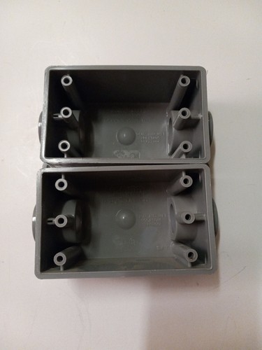 Carlon PVC Field Service Continuous Box, Single Gang, 0.75-In. 2ct | eBay