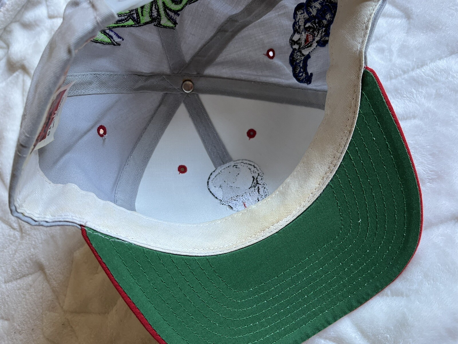 VINTAGE MARVEL BLOCKHEAD TOON SPIDER-MAN SNAPBACK HAT… - Gem